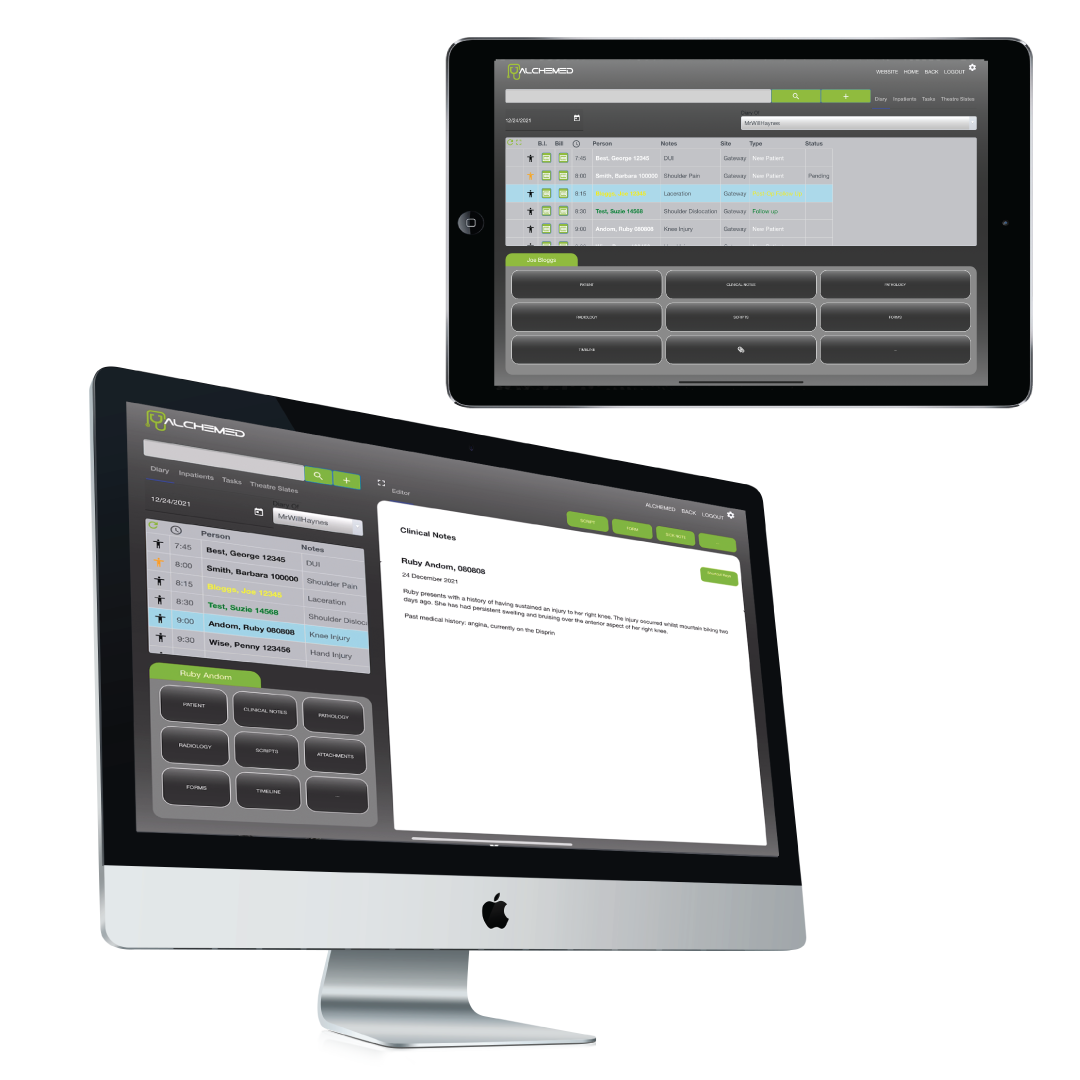 Medical practice management software from Alchemed