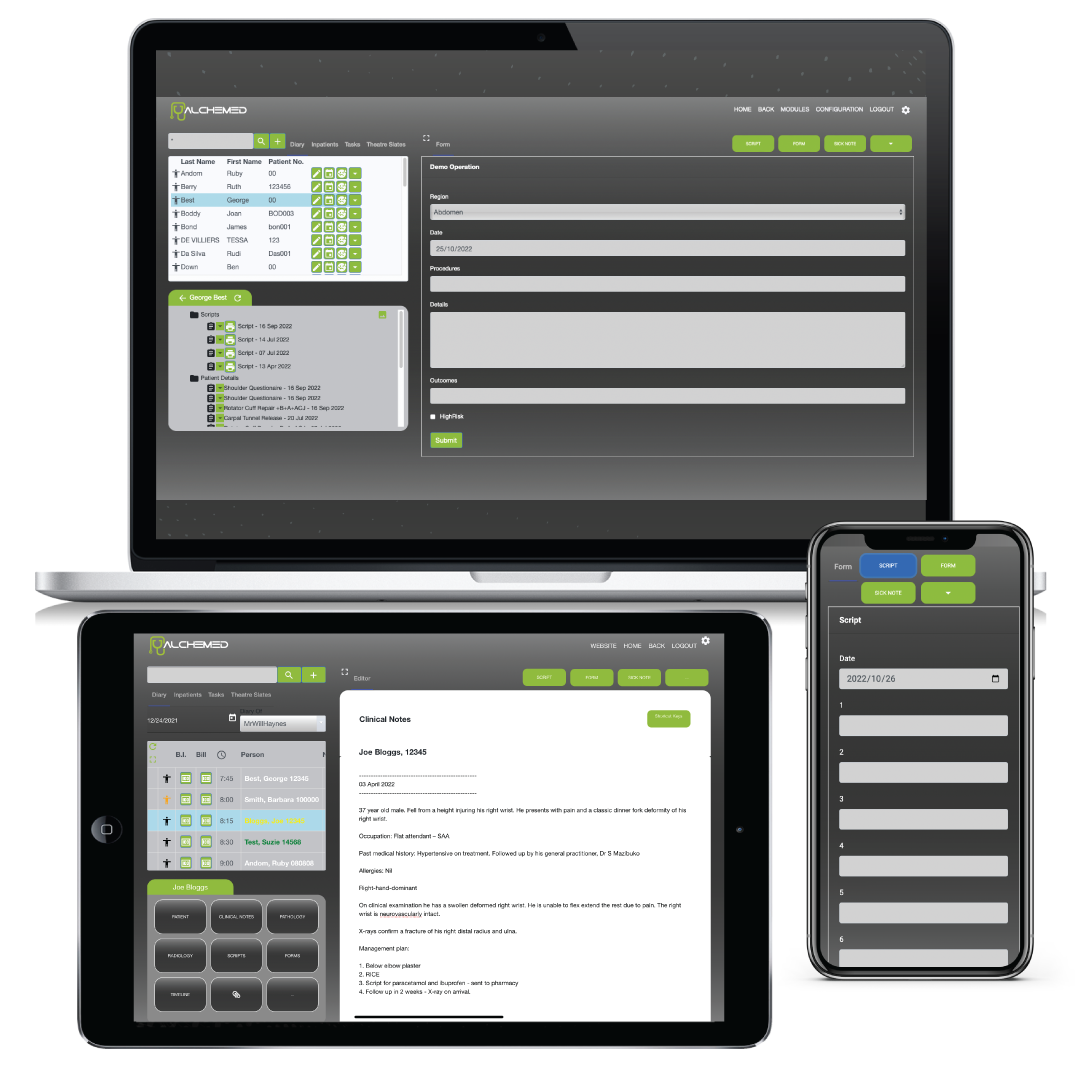 Medical practice management software from Alchemed